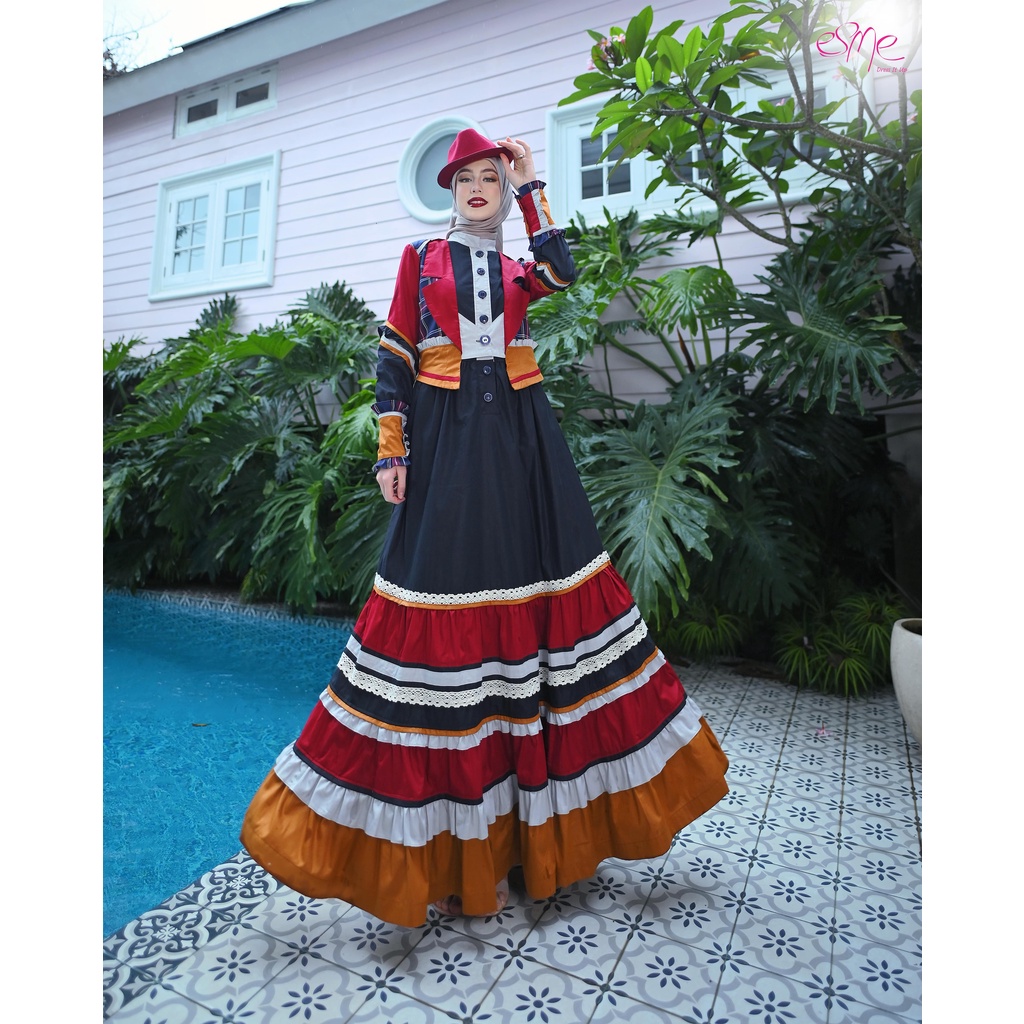 Jual BAJU GAMIS BRANDED ESME EUROPEAN E-101209 GAMIS KEKINIAN TERBARU ...