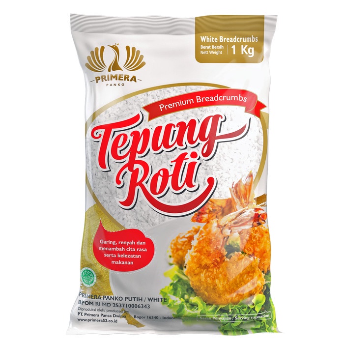 Jual Tepung-Roti-Panir- Tepung Roti Primera Panko Warna Mix / Campur ...