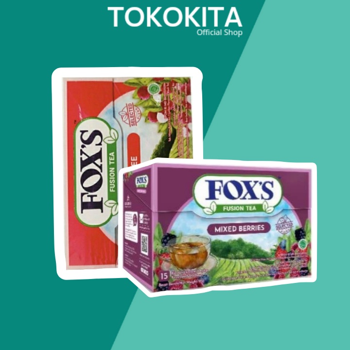 Jual Fox's Fusion Tea Teh Celup Fox Rasa Buah Isi 15 Kantong 25 Gr ...
