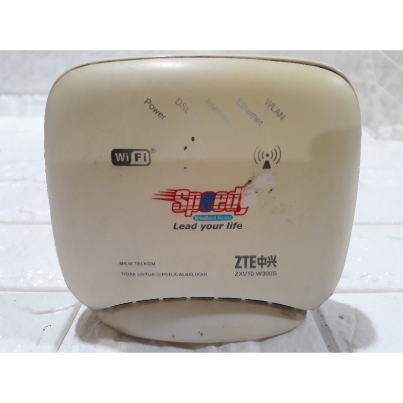 Jual router wereles ZTE ZXV19 W300S Normal cocok untuk voucheran ...