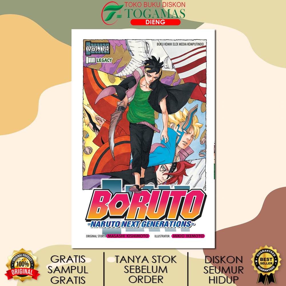 Jual SERI KOMIK BORUTO - NARUTO NEXT GENERATIONS KARYA UKYO KODACHI | Shopee Indonesia