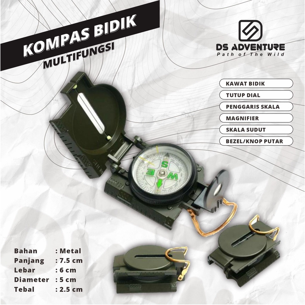 Jual Kompas bidik dhaulagiri - kompas pramuka - kompas arah kiblat ...