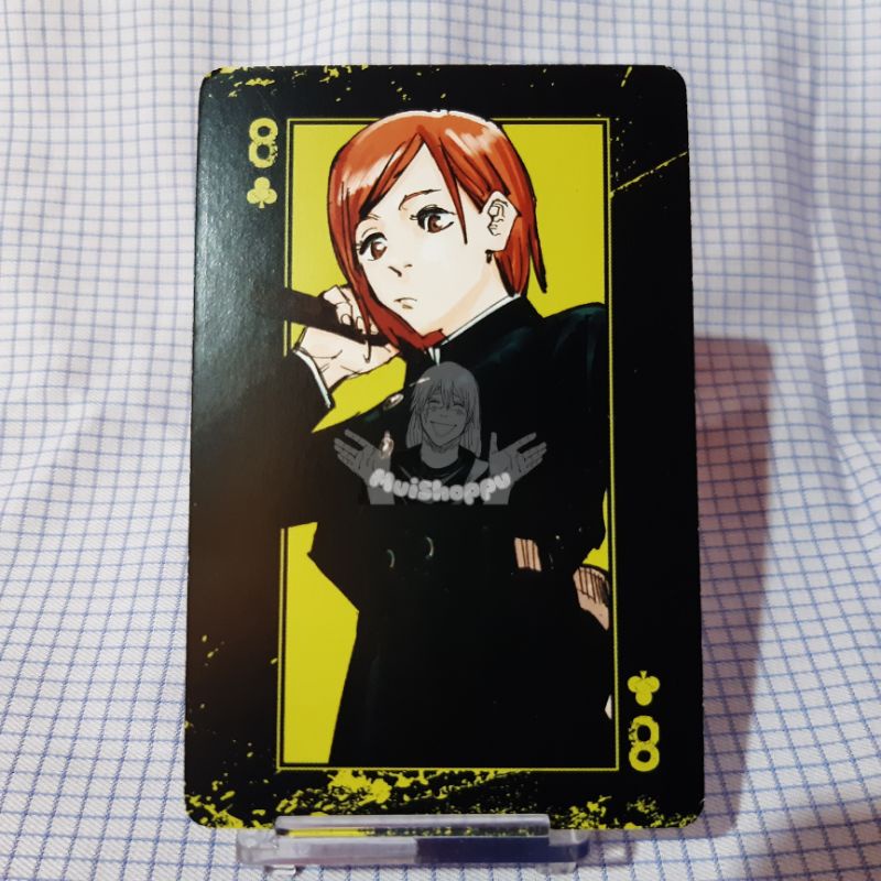 Jual Jujutsu Kaisen anime trump card Nobara kartu mainan jjk | Shopee ...