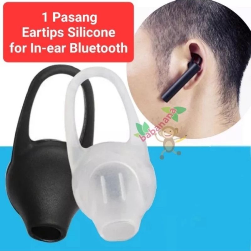 Jual Earbuds 1 Pasang Earphone Karet Silicon In-ear Bluetooth Eartips ...