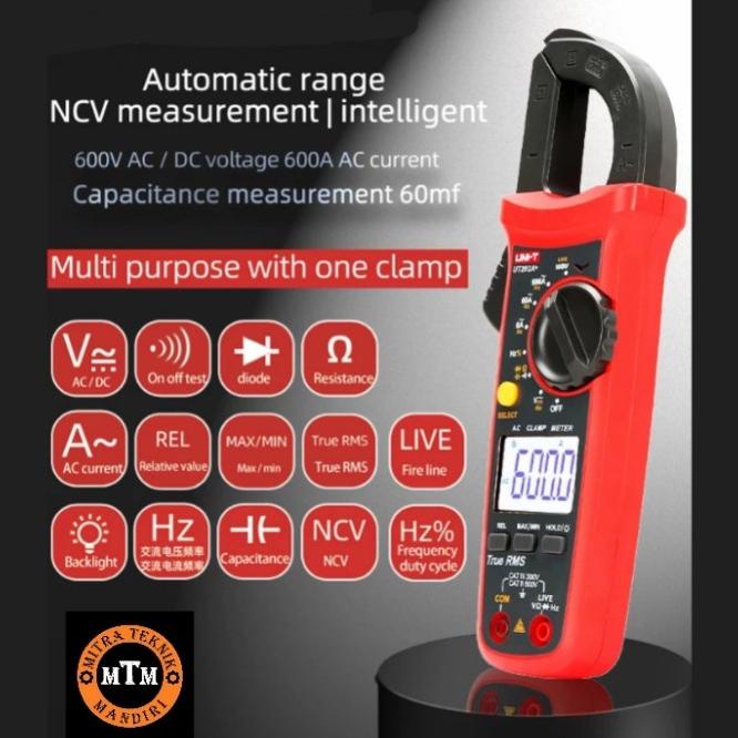 Jual ALAT UKUR DIGITAL CLAMP METER TANG AMPERE MULTIMETER UNI-T ...