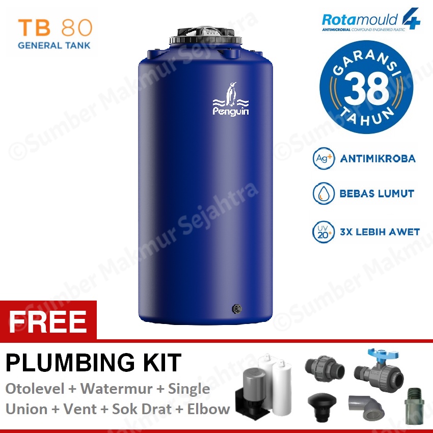 Jual Toren Air / Tandon / Tangki Penguin 800 liter - TB 80 | Shopee ...