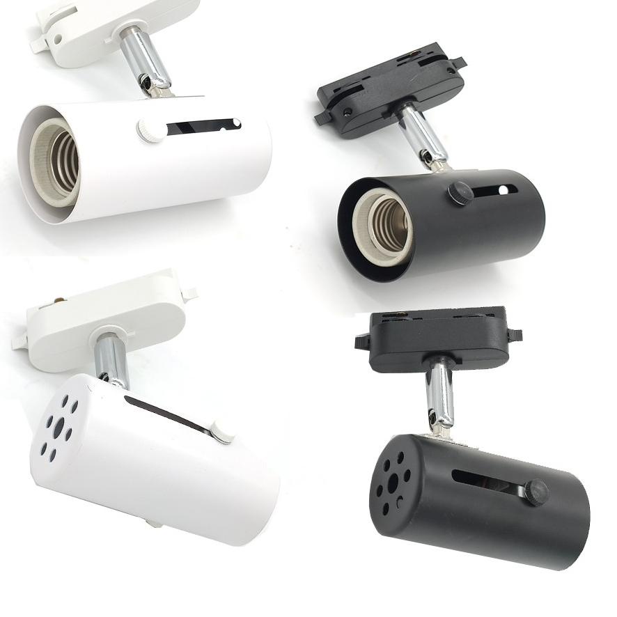 Jual Depan1 KAP LAMPU SOROT R63-3CM PLAFON REL HITAM PUTIH FITTING E27 ...