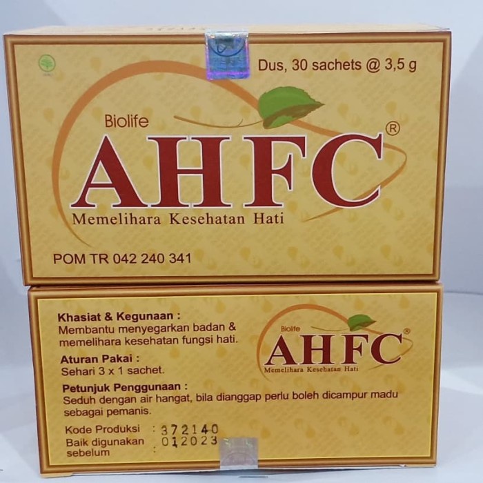 Jual AHFC 30 SACH (BIOLIFE) | Shopee Indonesia