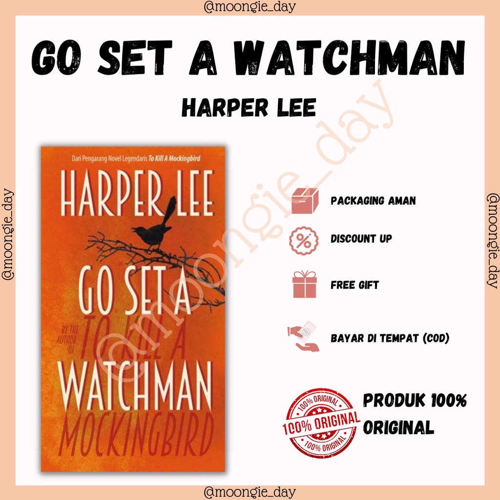Jual NOVEL GO SET A WATCHMAN by Harper Lee (ORI/BARU) | Shopee Indonesia