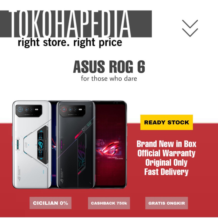 Jual Asus Rog Phone 6 Pro 18 512gb 12 256gb Garansi Resmi Indonesia
