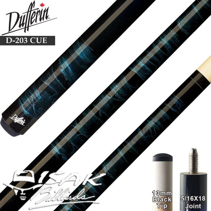 Jual Dufferin D-203 Pool Cue - Maple Billiard Stick Biliar Play Layer ...