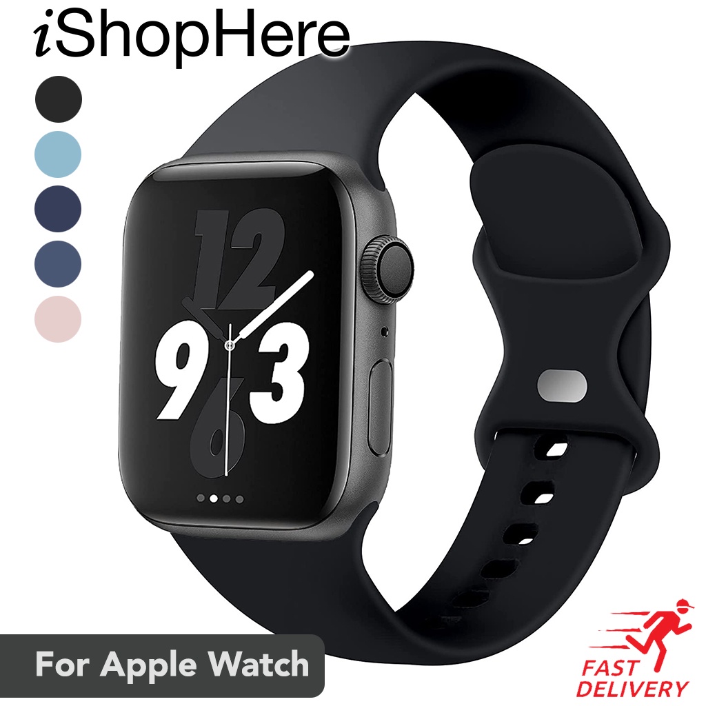 Jual Strap Apple Watch Wrist Band High Quality Soft Silicone iWatch ...