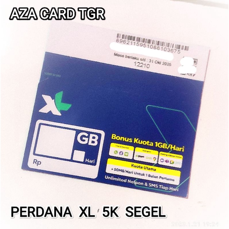 Jual KARTU PERDANA XL 0K SEGEL EXP MARET - OKT 2026 | Shopee Indonesia