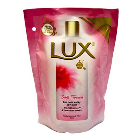 Jual LUX Body Wash Soft Touch Refill 450ml | Shopee Indonesia