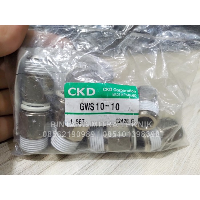 Jual FITTING STRAIGHT MALE CKD GWS10-10 CKD GWS 10-10 3/8" x 10 MM ...