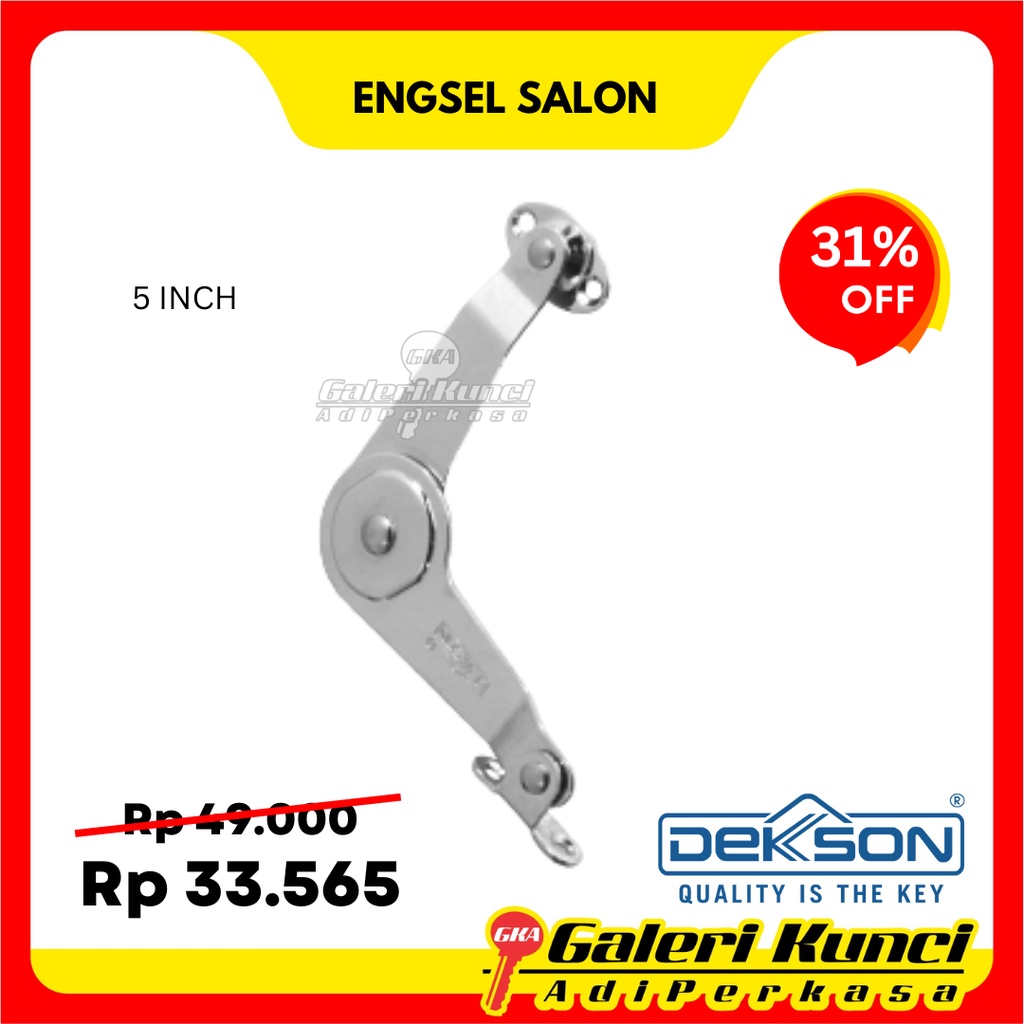 Jual Engsel Salon Dekson Dekkson 5 Inch Chrome Sikutan Jendela ...