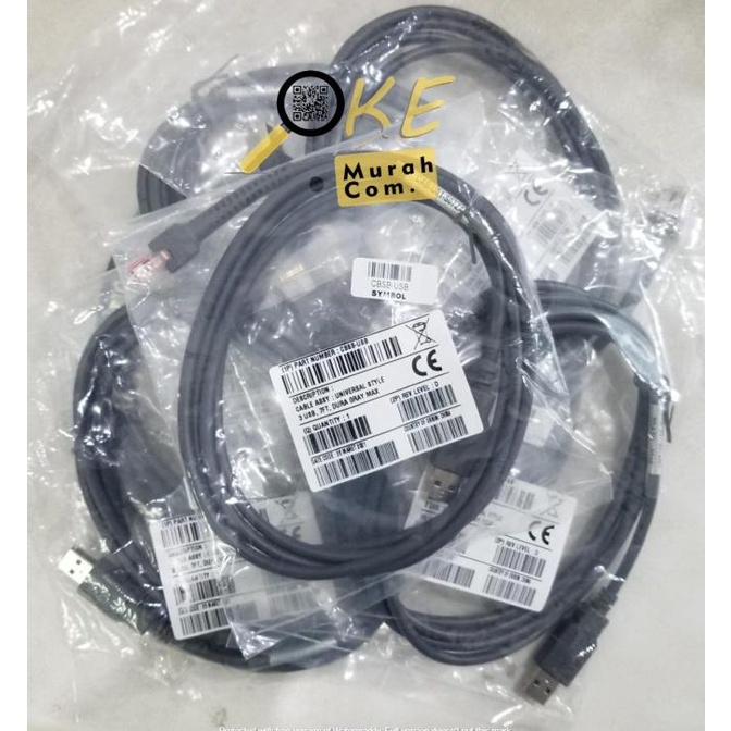 Jual Kabel USB Barcode Scanner Symbol Ls-1203 / Ls-2208 / Ds-9208 ...