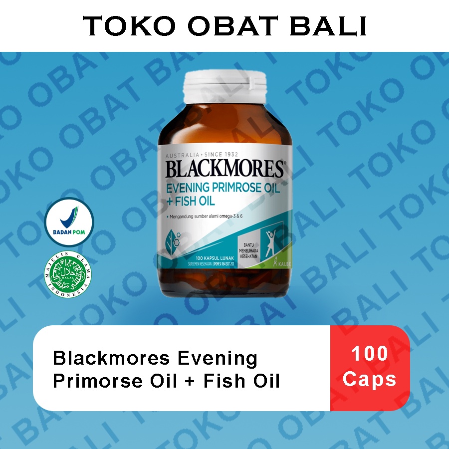 Jual Blackmores Evening Primrose Oil + Fish Oil (100caps) | Shopee ...