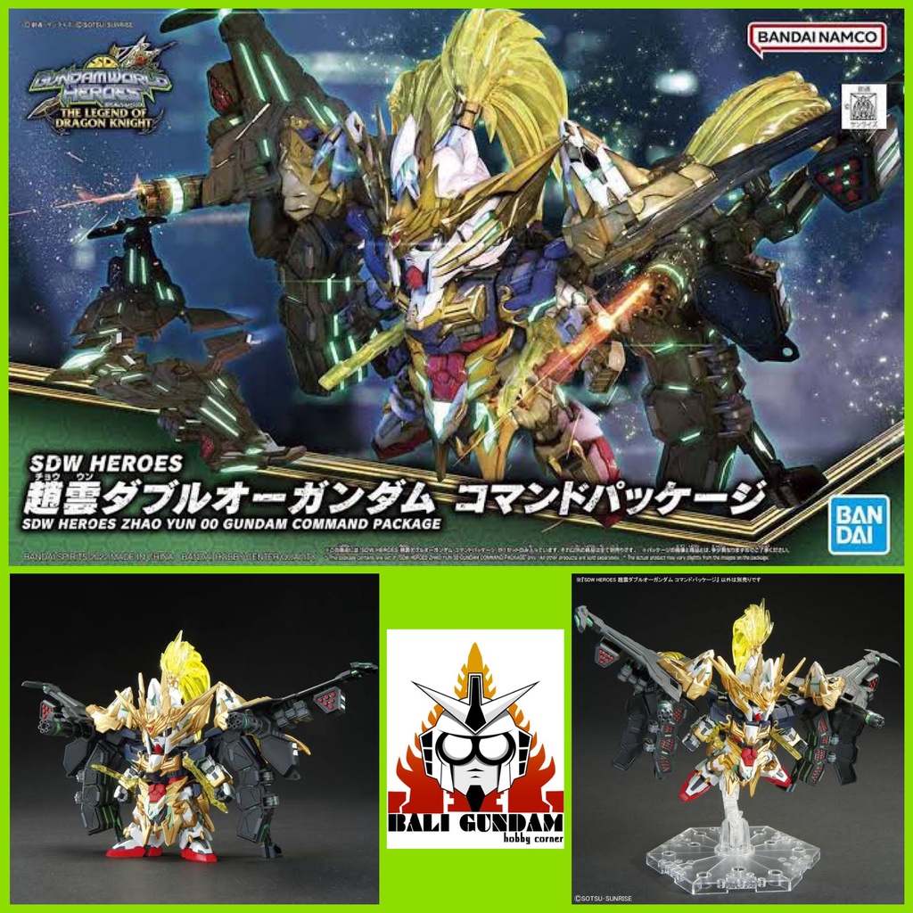 Jual SD GUNDAM WORLD HEROES SDW ZHAO YUN 00 GUNDAM COMMAND PACKAGE Bali ...