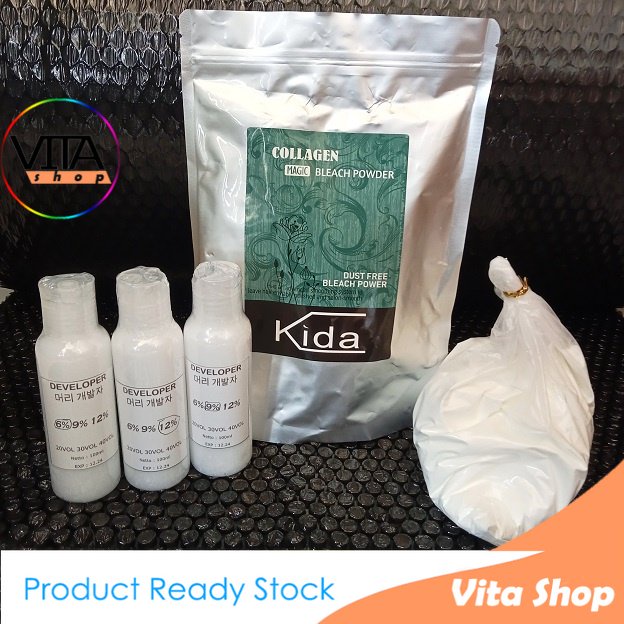 Jual Kida BLEACHING PUTIH + Developer Bleaching Rambut GRADE PREMIUM ...
