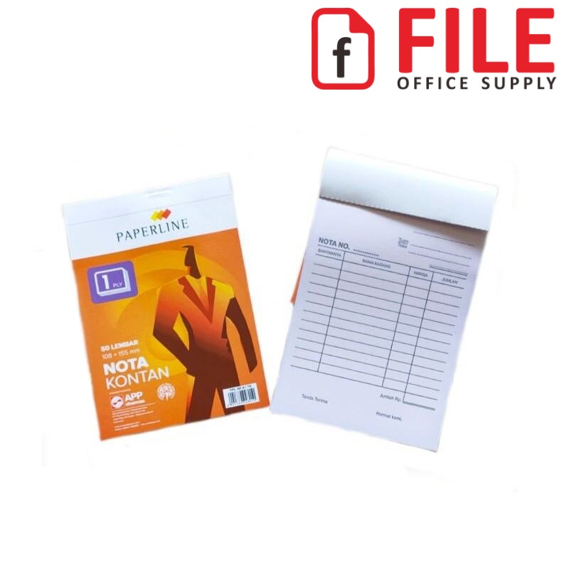Jual Buku Nota Kontan Paperline PPL Kecil / Besar 1/2/3 Rangkap Ply NCR ...