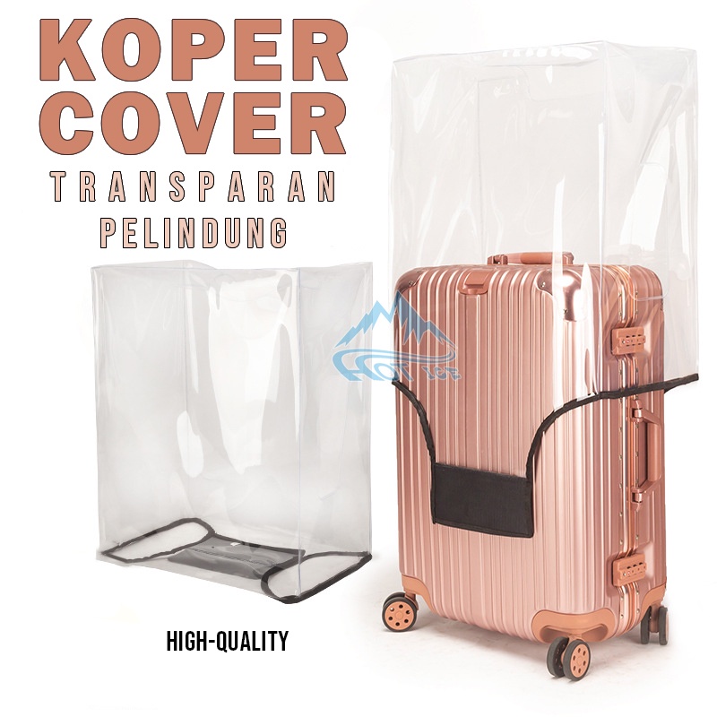 Jual Cover Pelindung Koper Sarung Koper Luggage Cover Transparant PVC ...