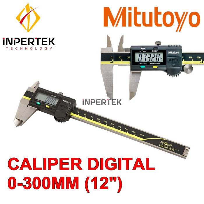 Jual Pengukur Vernier Digital Caliper Mitutoyo 300 Mm Sigmat Digital 12" Mitutoyo. | Shopee ...