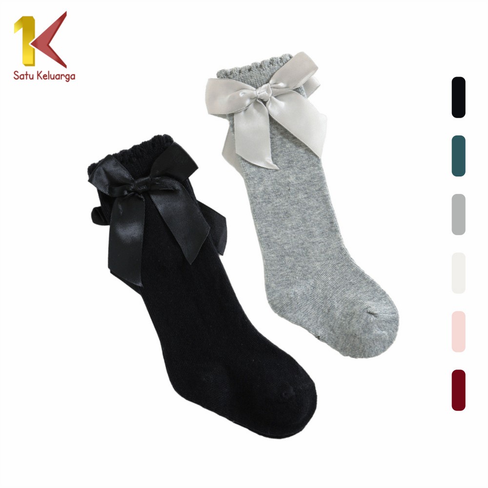 Jual Satu Keluarga Kaos Kaki Bayi Panjang Pita Selutut P532 Kaus Kaki ...