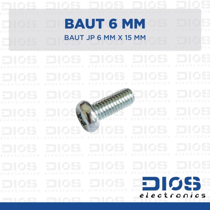 Jual Baut JP 6 mm x 15 mm / M6 / Bolt (min 20 pcs) | Shopee Indonesia