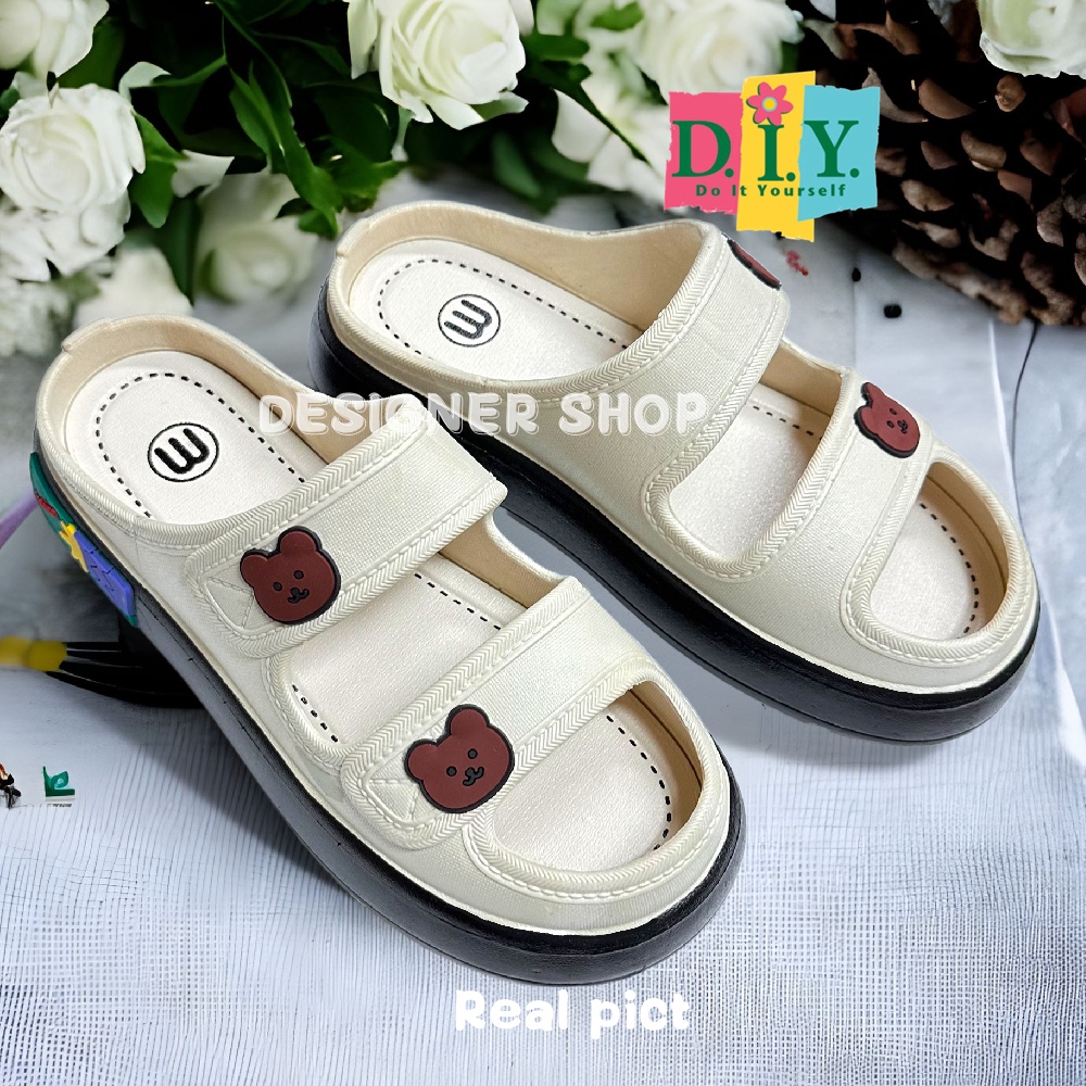 Jual Sandal Wanita Ban Dua Terbaru Sendal Selop DIY | Shopee Indonesia