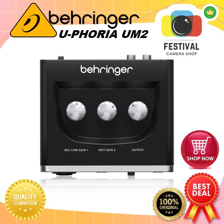 Jual Behringer Soundcard U-Phoria UM2 / UM-2 Original | Shopee Indonesia