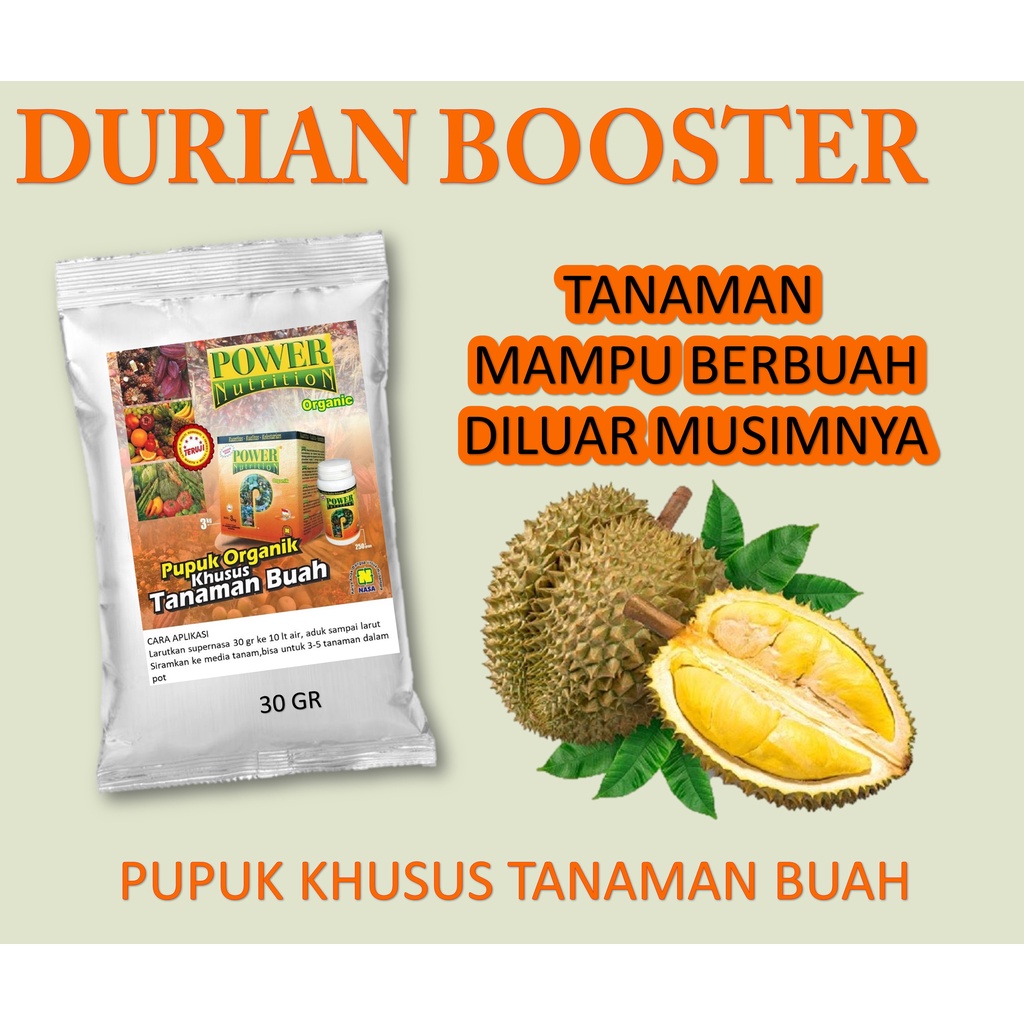 Jual Pupuk Pelebat Penyubur Pohon Durian Organik Perangsang dan Booster Agar Lebih Cepat Berbuah ...
