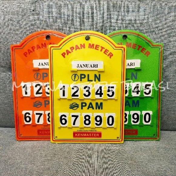 Jual Papan Meteran PLN/PAM Listrik Air Meter KENMASTER | Shopee Indonesia