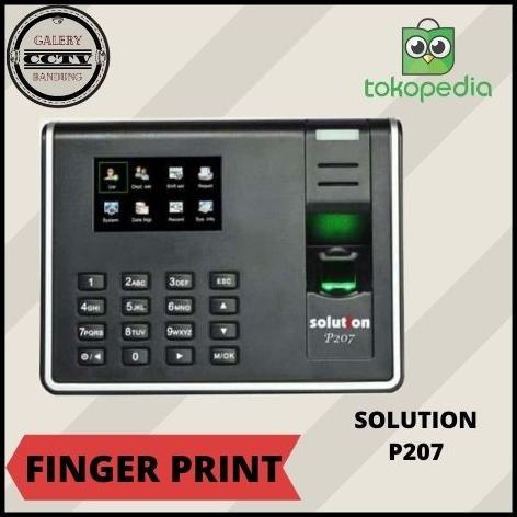 Jual Solution P207 Finger Print / Mesin Absensi Sidik Jari ...