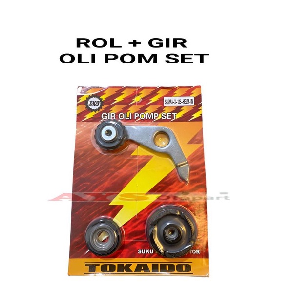 Jual GIR OLI POMP SET ROLL kamprat untuk motor supra x 125 helm in dan ...