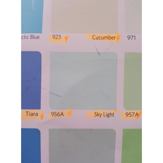 Jual Cat Tembok 956A Sky Light Biru Muda Vinilex 5kg Interior Dinding ...