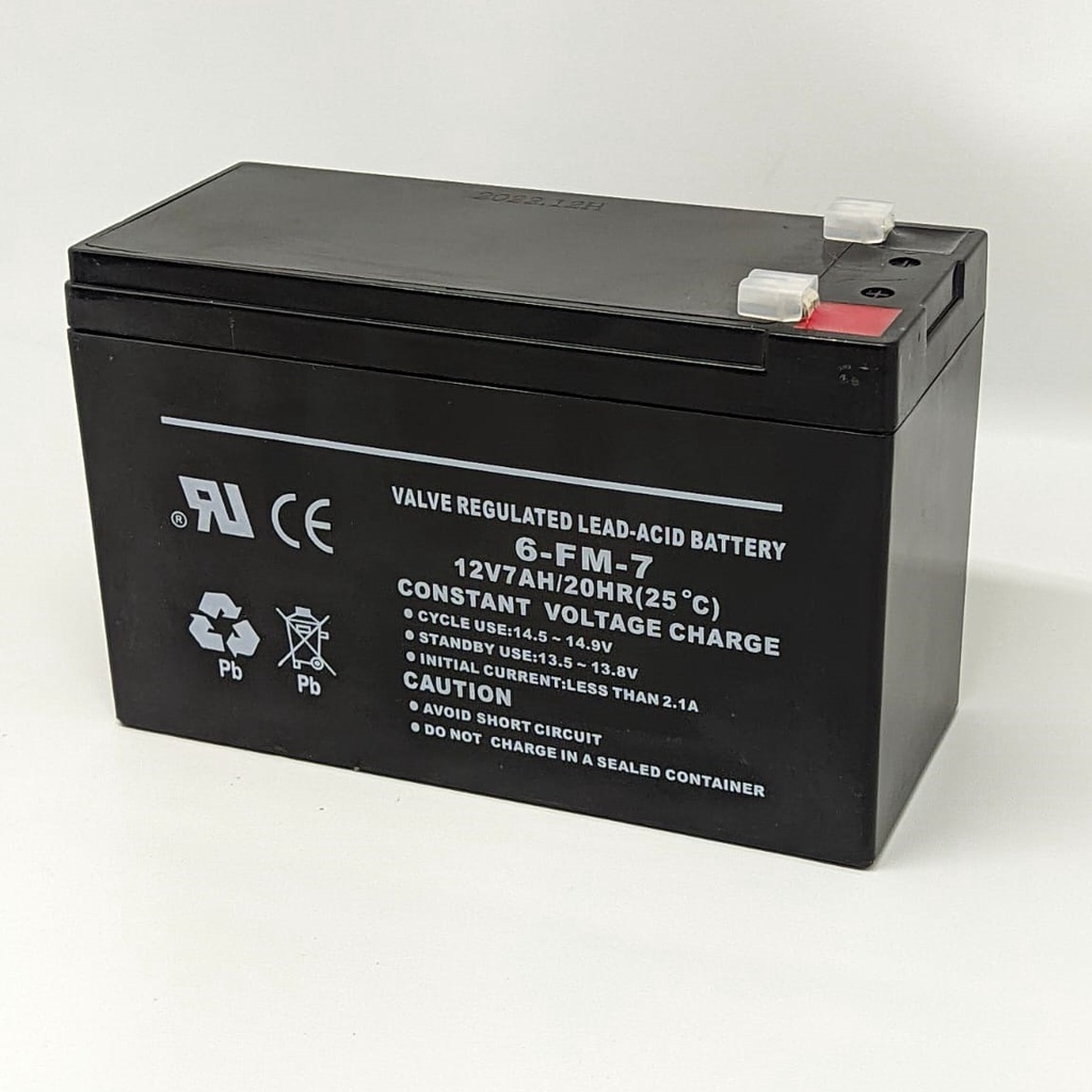 Jual Batre Baterai Battery Aki Kering Dry Accu 12V 7A 7000 mAh ...