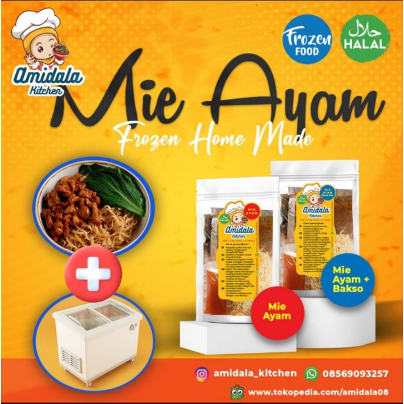 Jual Mie Ayam Frozen Halal | Shopee Indonesia