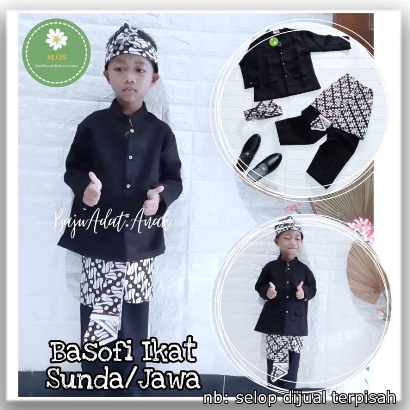 Jual BAJU ADAT SUNDA ANAK LAKI-LAKI| BAJU BASOFI ADAT SUNDA BESKAP ...