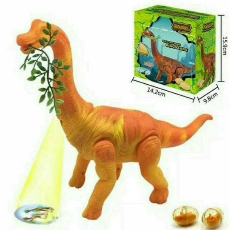 Jual Mainan Robot Dinosaurus Bertelur/ Brontosaurus bertelur | Shopee ...