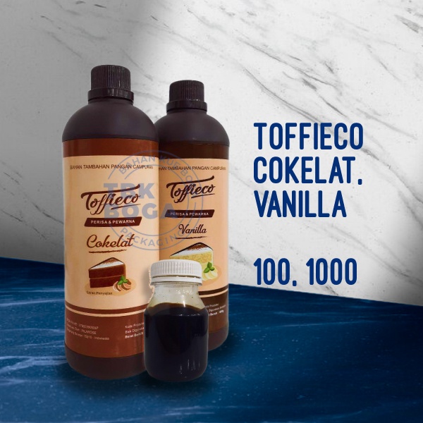 Jual ( Repack ) Toffieco Pasta 90 ml ( Coklat, Vanilla ) Perisa Ekstrak ...