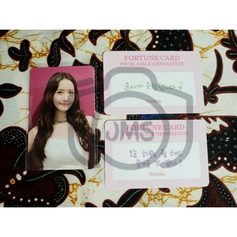 Jual [READY] Photocard Taeyeon Yoona SNSD Fortune Scratch Card Long Lasting Love Girls ...