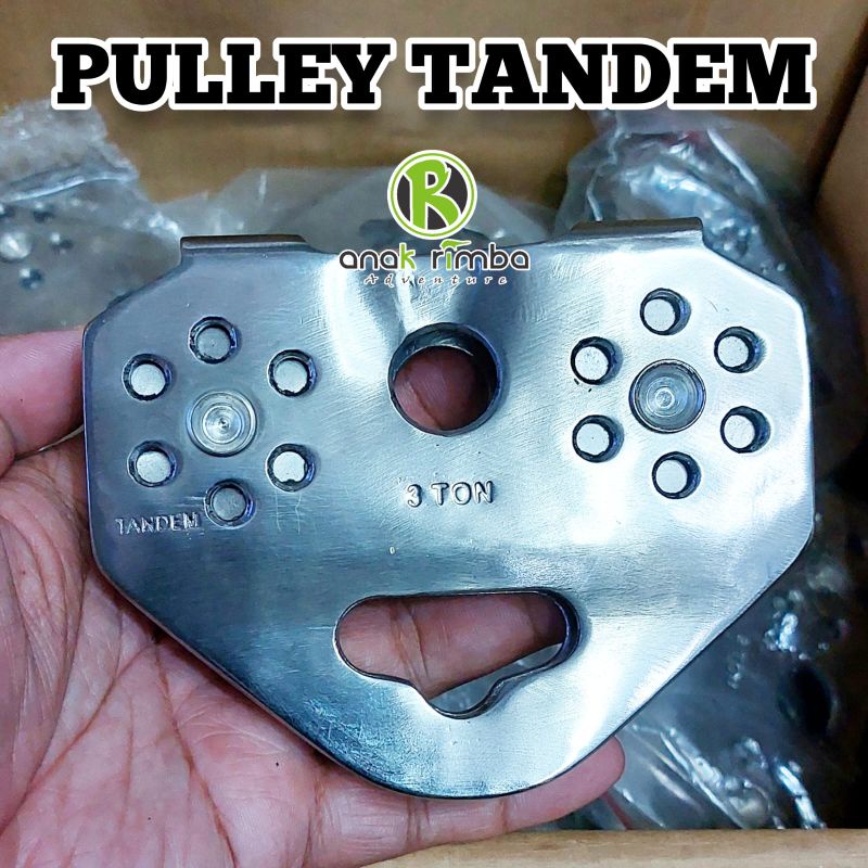 Jual PULLEY TANDEM DOUBLE. ALAT FLYING FOX DAN ALAT RESCUE | Shopee ...