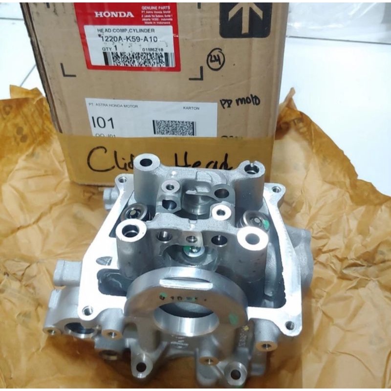 Jual Head comp Cylinder Vario 150/125 Original Honda kode 1220A-K59 ...