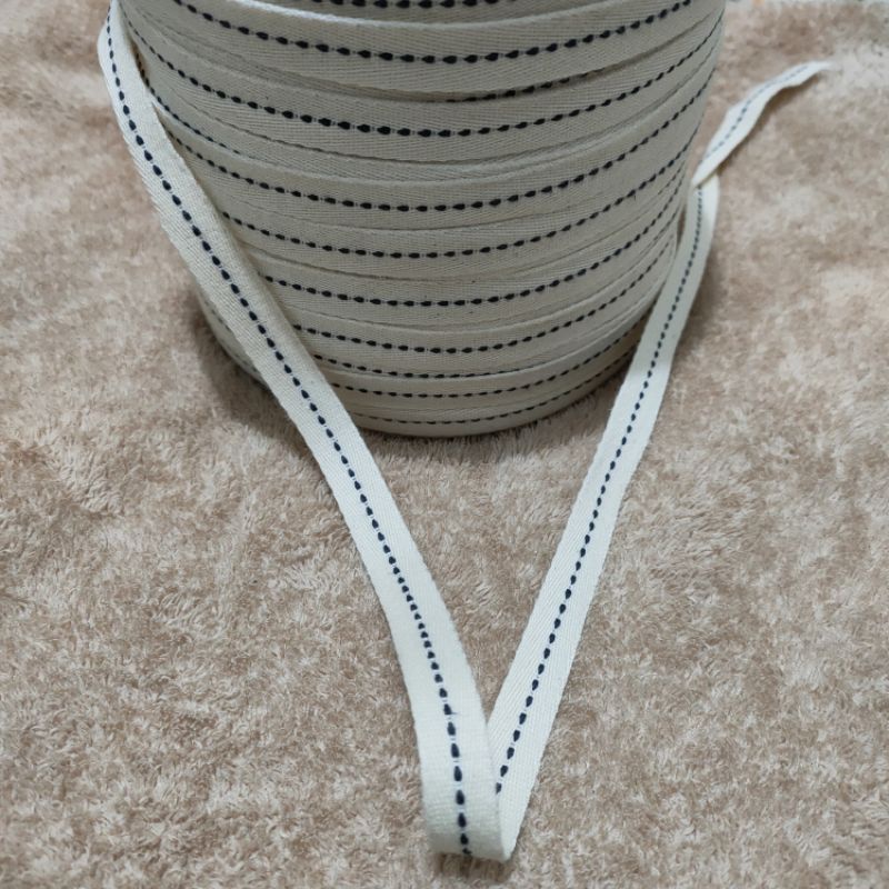 Jual Twill tape/pita katun 10mm/1cm.(jual meteran) | Shopee Indonesia