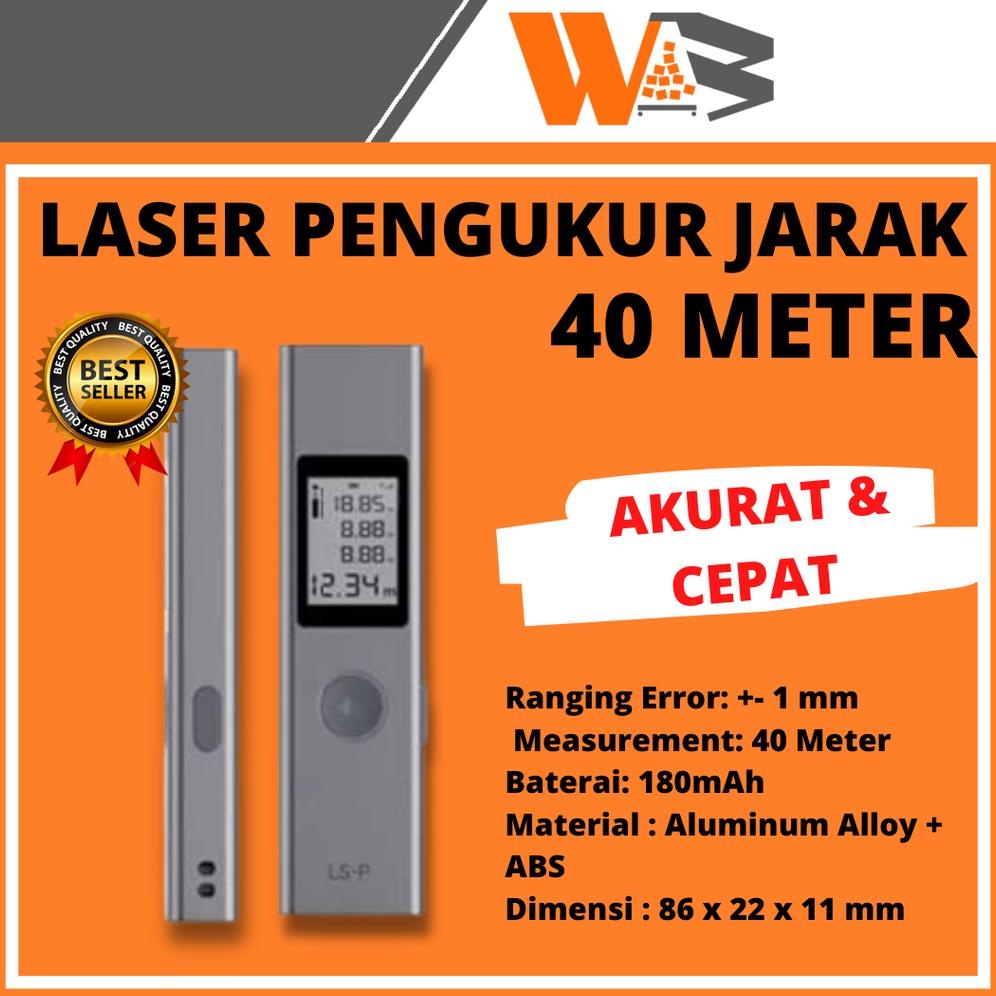Jual Laser Pengukur Jarak Laser Distance Meter 40M Portable Pointer ...