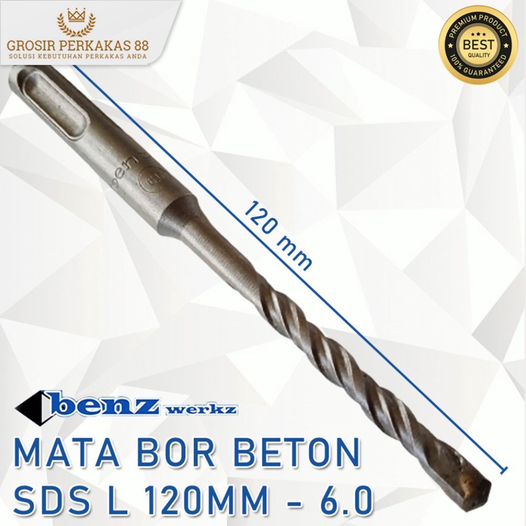 Jual Mata Bor Beton Benz Sds 6 8 10 12 mm | Shopee Indonesia