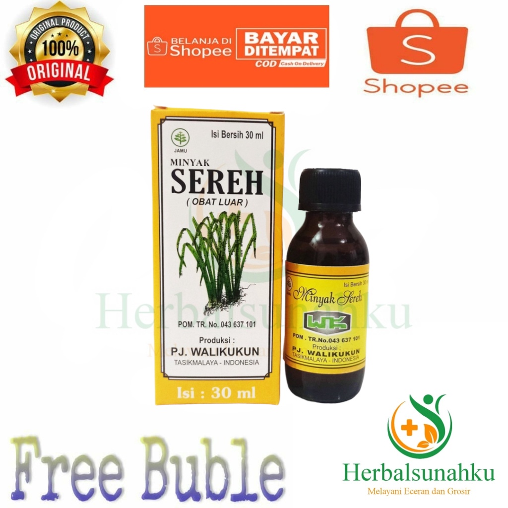 Jual Minyak Sereh Walikukun Isi 30 ml ORIGINAL | Shopee Indonesia