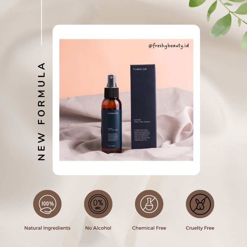Jual (NEW FORMULA) TUMBUH LAB - HAIR MIST 100ml | Shopee Indonesia