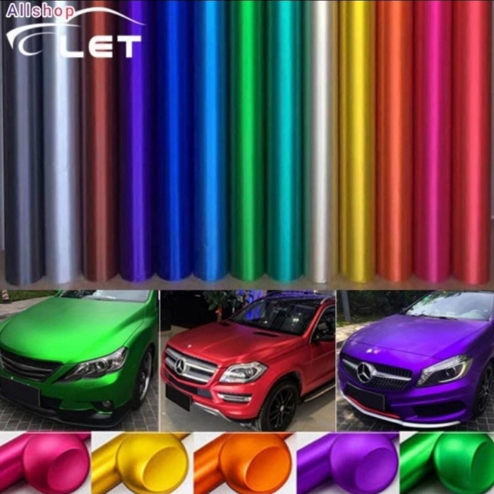 Jual SATIN DOP METALIC/STIKER WRAPPING/SKOLET STICKER/LEBAR152CM ...